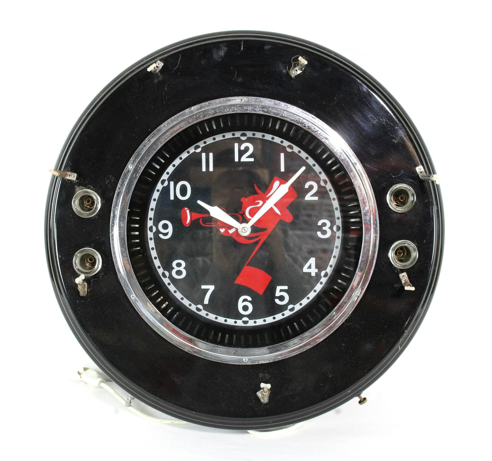 Wurlitzer Jukebox Spinner Clock