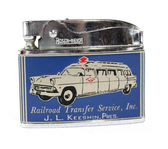 Railroad Transfer Service Advertising Lighter