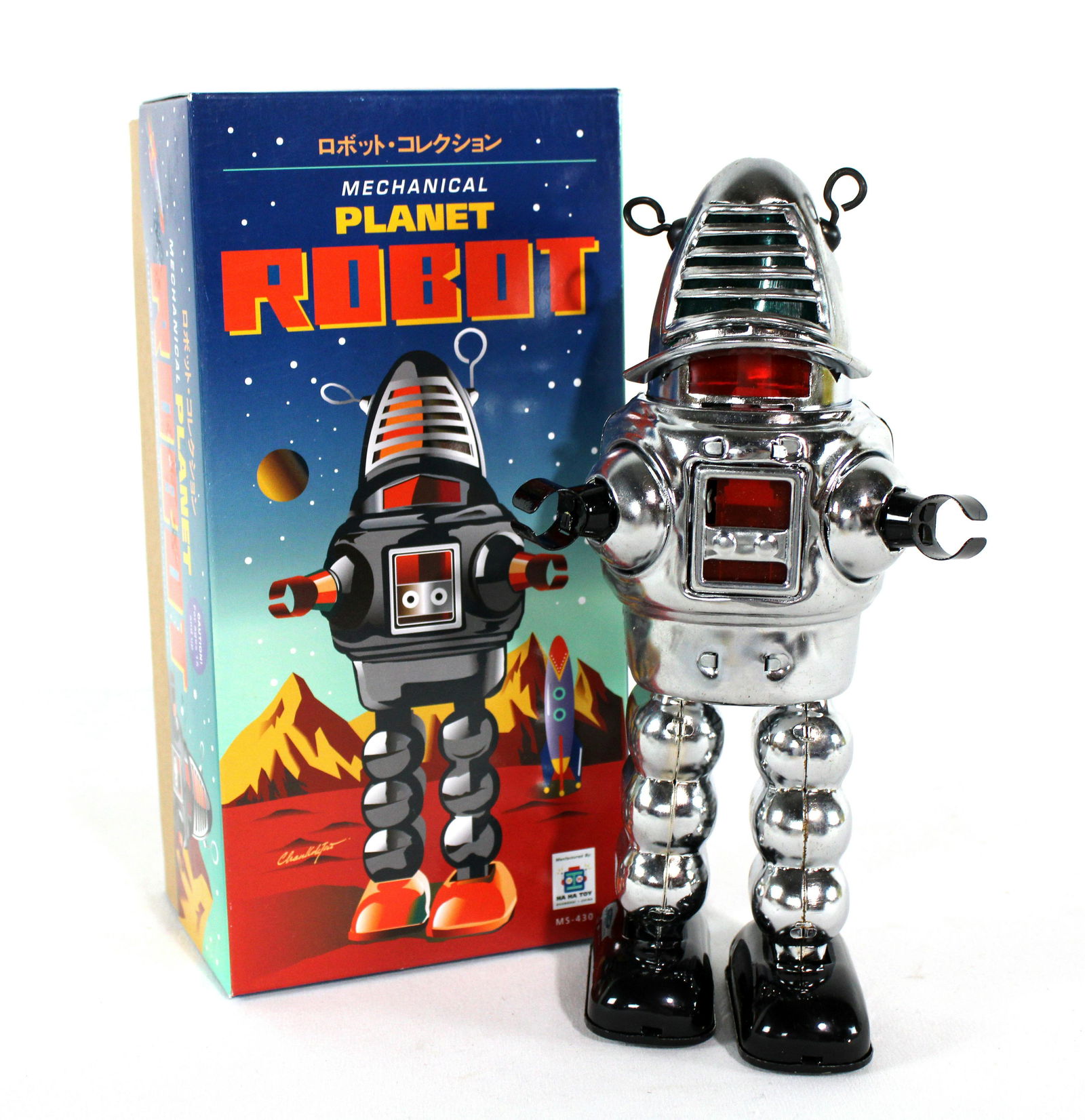 Mechanical Planet Wind Up Robot Toy, Nib.