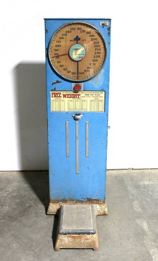 Guess Your Weight Carnival Coin Operated Penny Scale