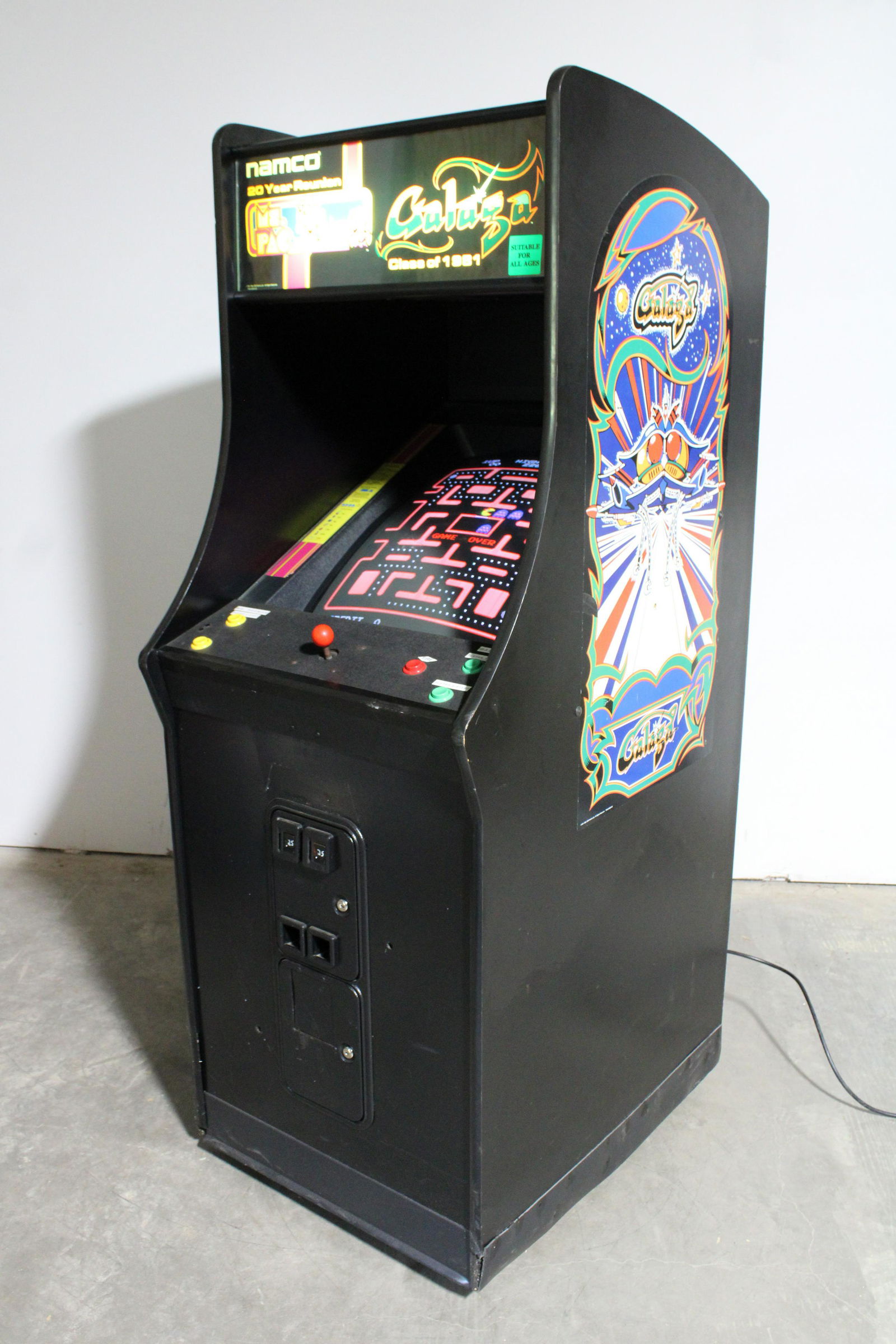 Galaga Ms Pac Man 20 Year Reunion Arcade Machine By Midway 2001