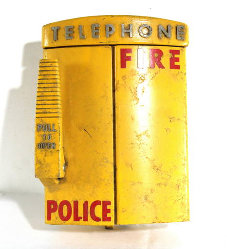 Telephone Police / Fire Emergency Call Box