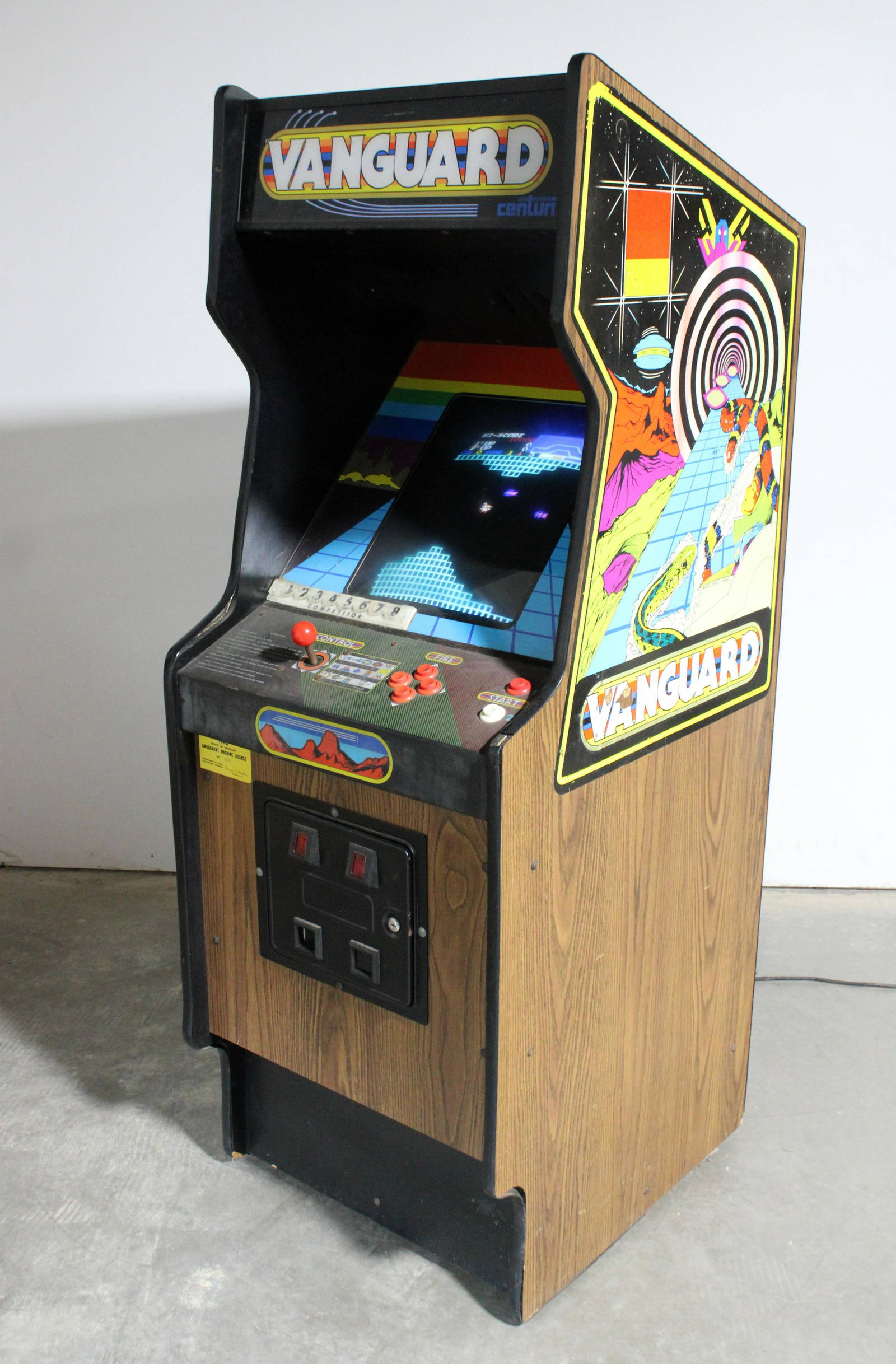 Centuri Vanguard Arcade Game Auction