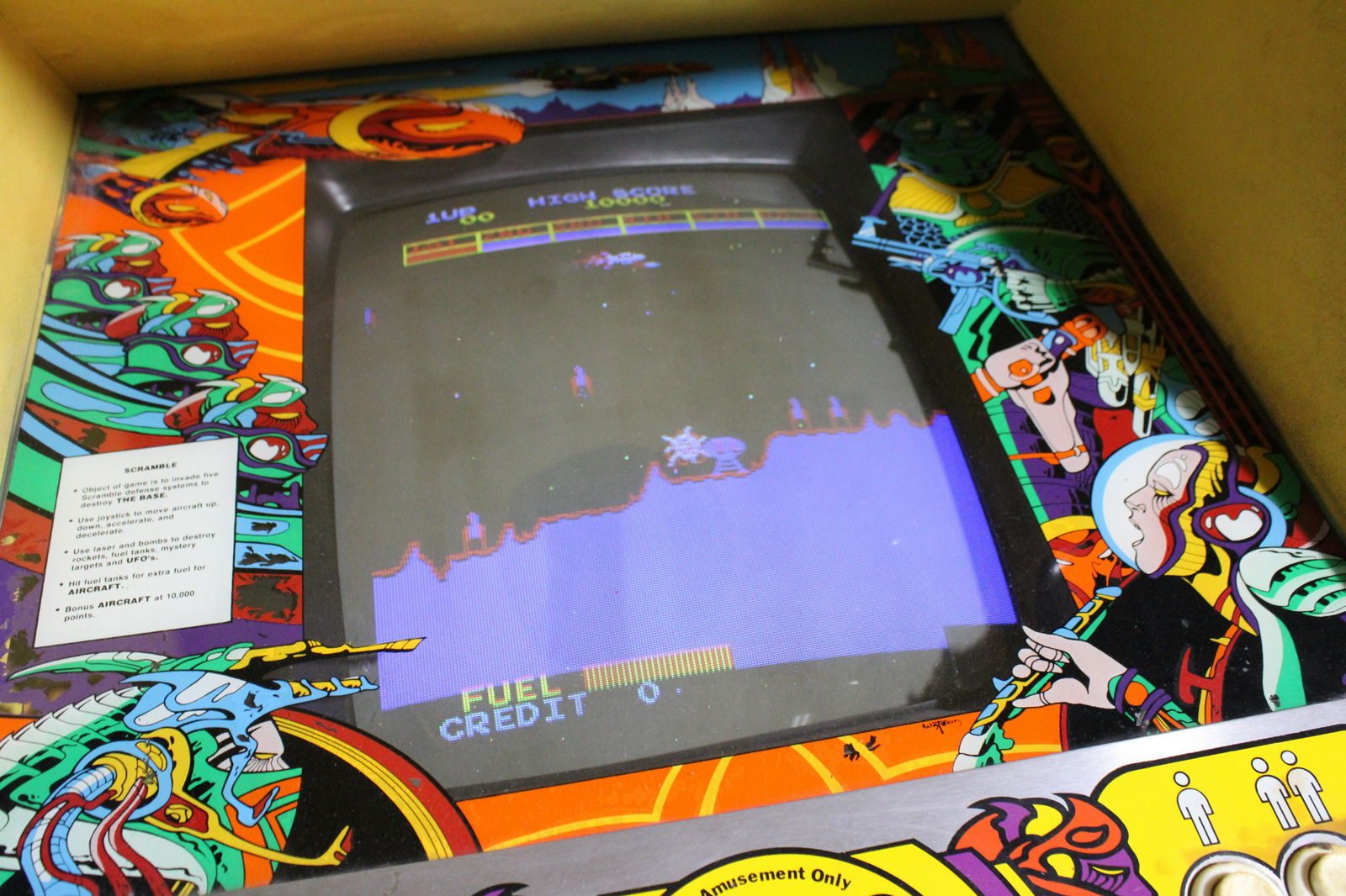 Stern Scramble Arcade Game Auction