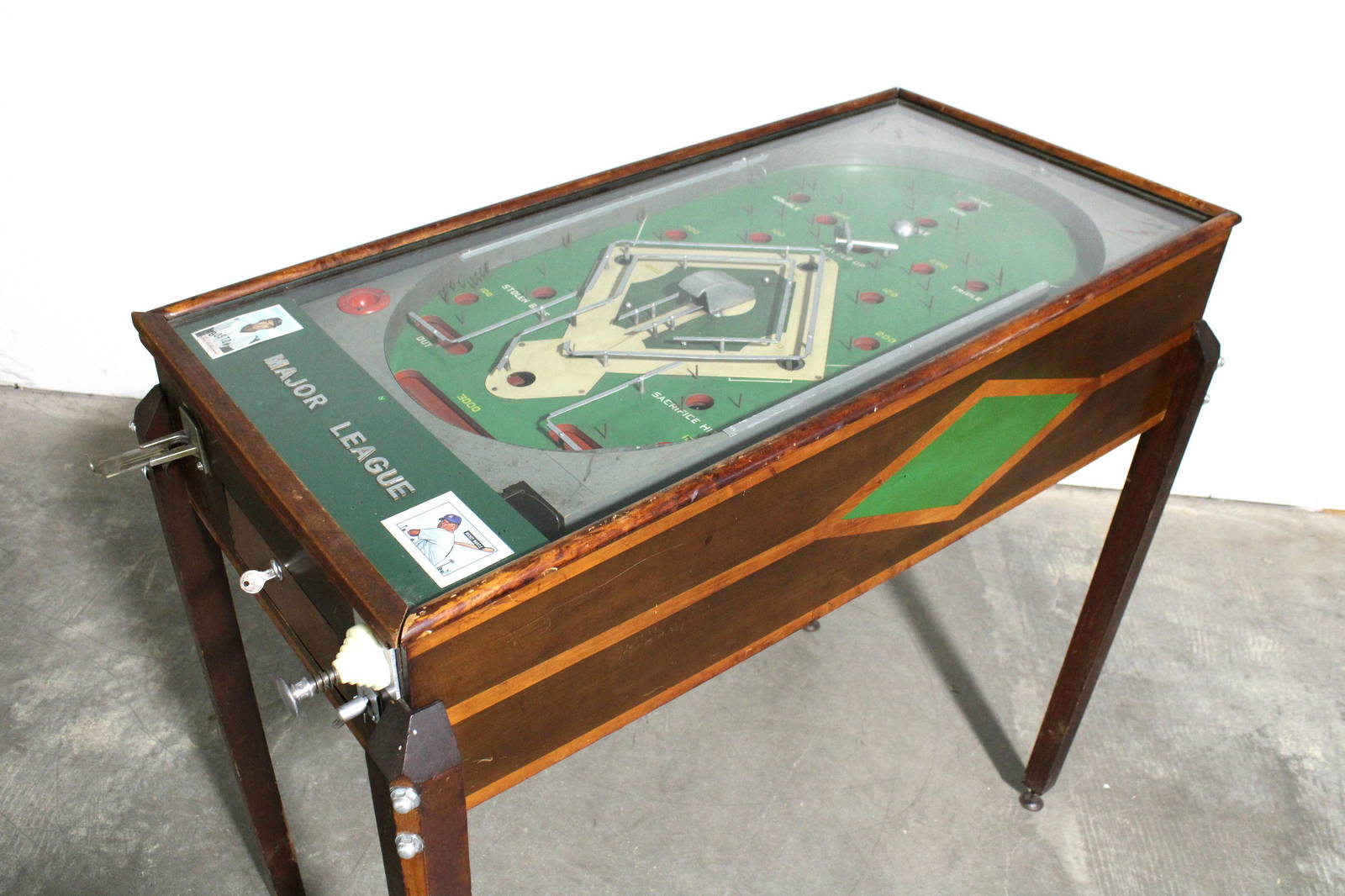 Major League Baseball Pinball By Pacific Amusement, 1930s Auction