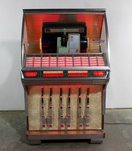 Seeburg Model R Coin Op Jukebox, 1954
