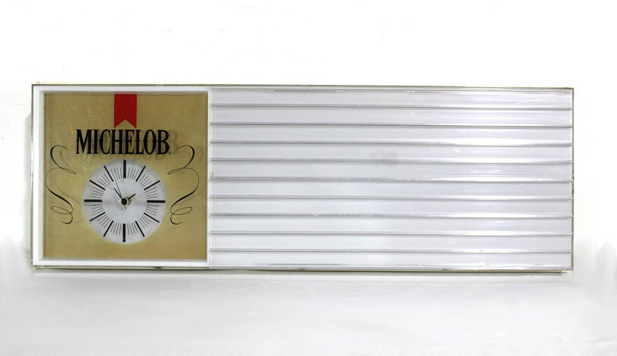 Michelob Beer Light Up Menu Board With Letters, Nos