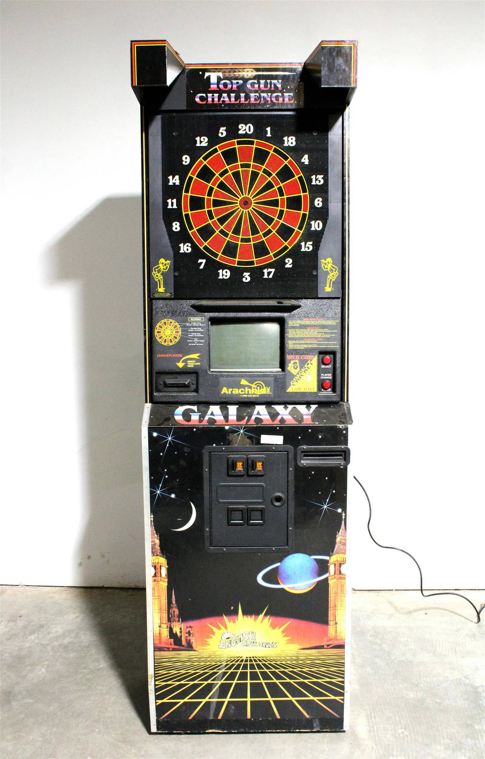 Galaxy Electronic Darts Arcade Machine Auction