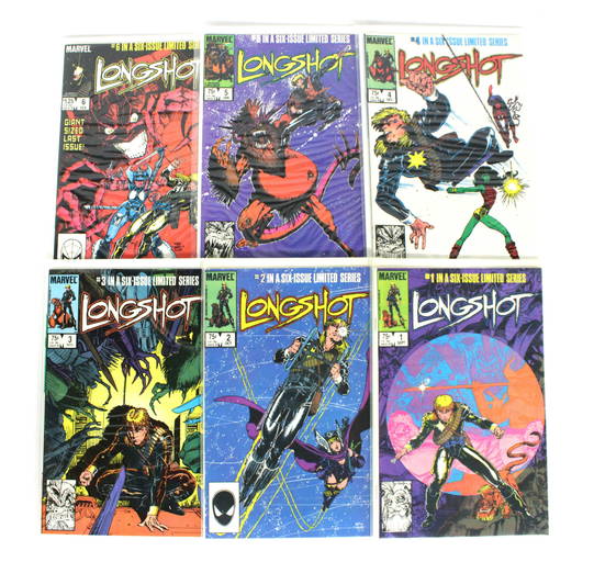 Marvel Longshot Six Issue Limited Series Comic Books