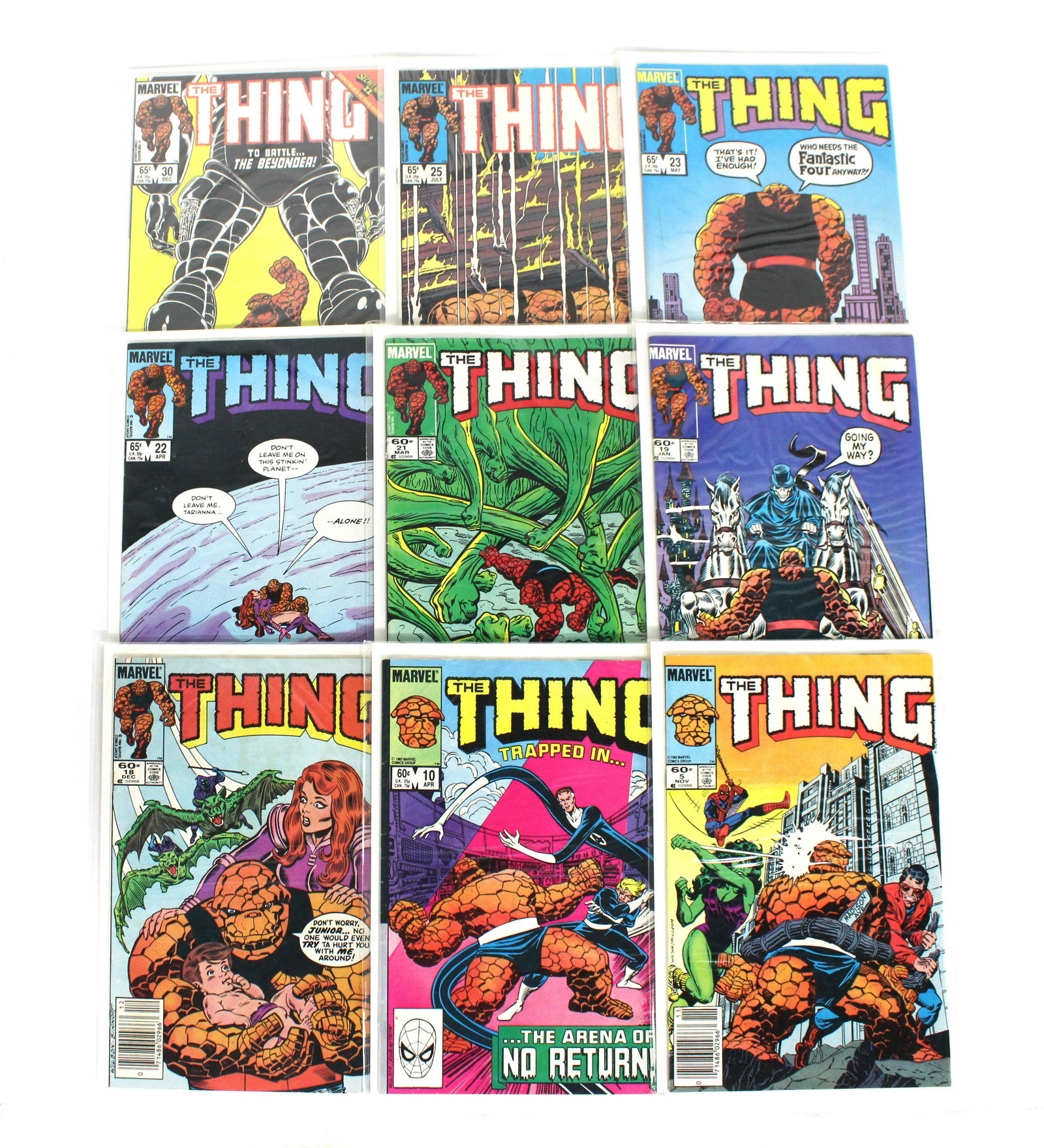Marvel Comics The Thing Comic Books