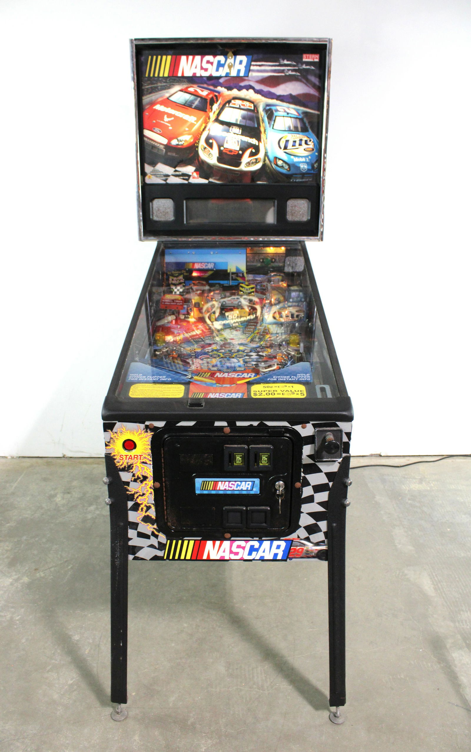 Stern Nascar Pinball Machine Auction