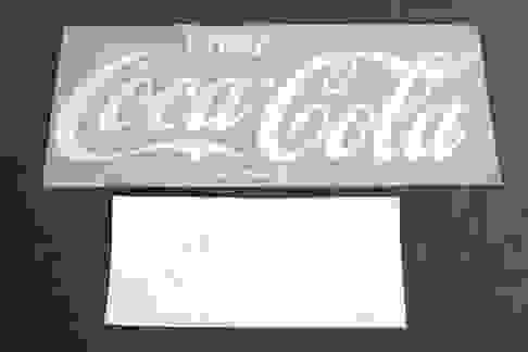 Pair Of Coca Cola Window Decals Auction