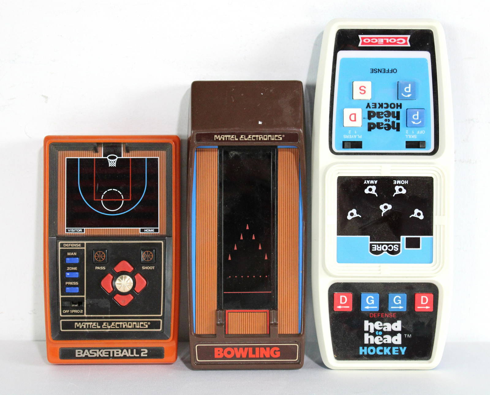 Handheld Games Incl. Mattel Basketball 2, Bowling And Coleco Head To ...