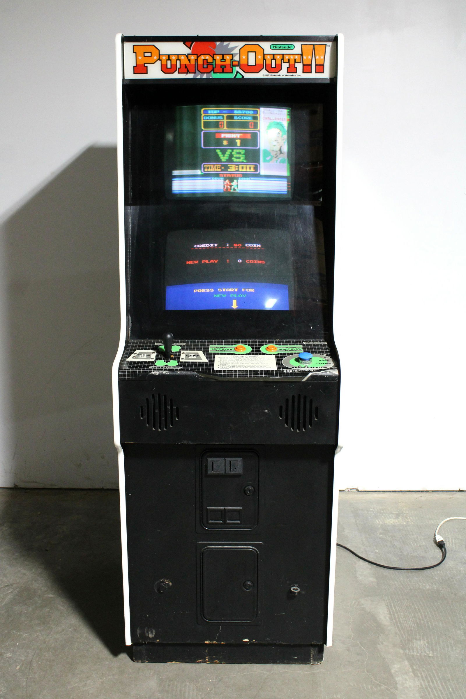 Nintendo Punch Out Arcade Game Auction