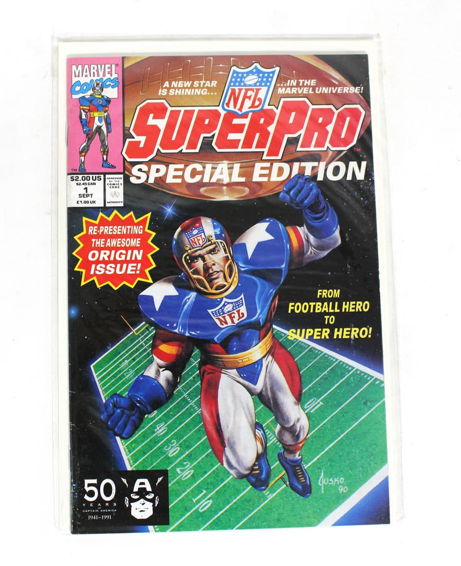 Marvel Nfl Super Pro Special Edition Comic Book, Issue 1