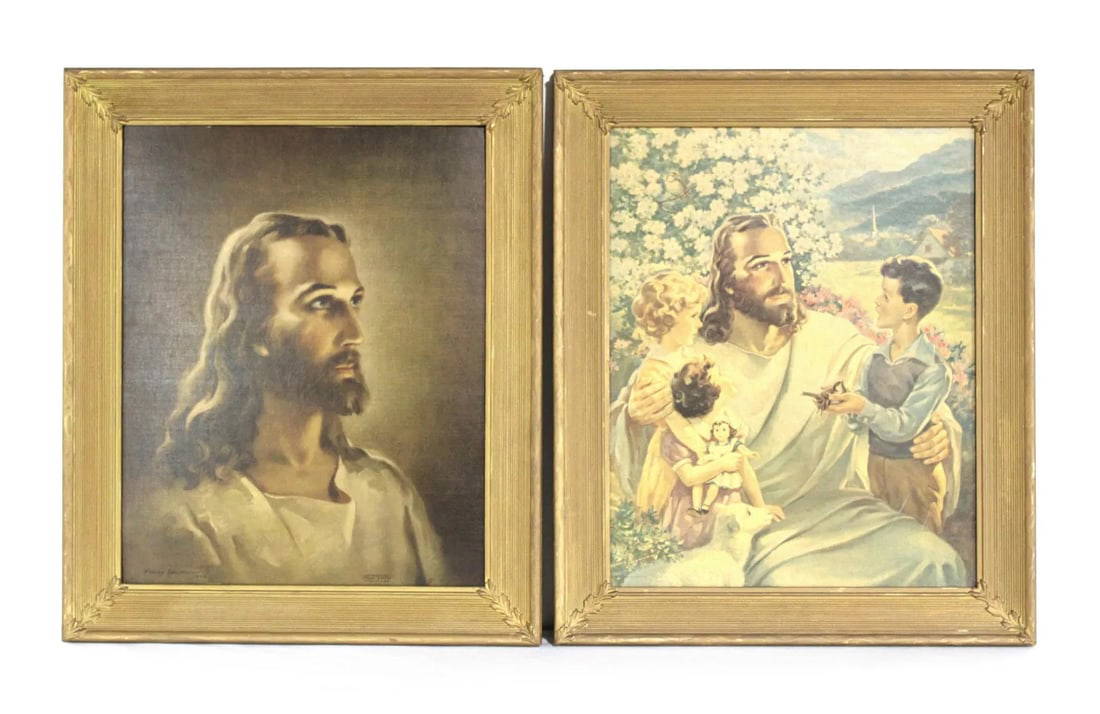 Vintage Church Prints Of Jesus Auction
