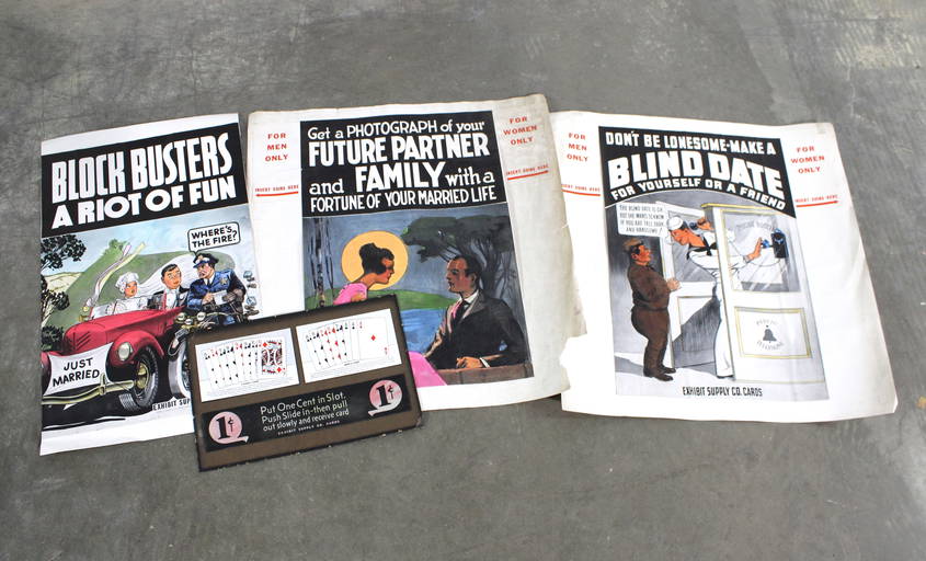 Exhibit Supply Mutoscope Marqee Posters