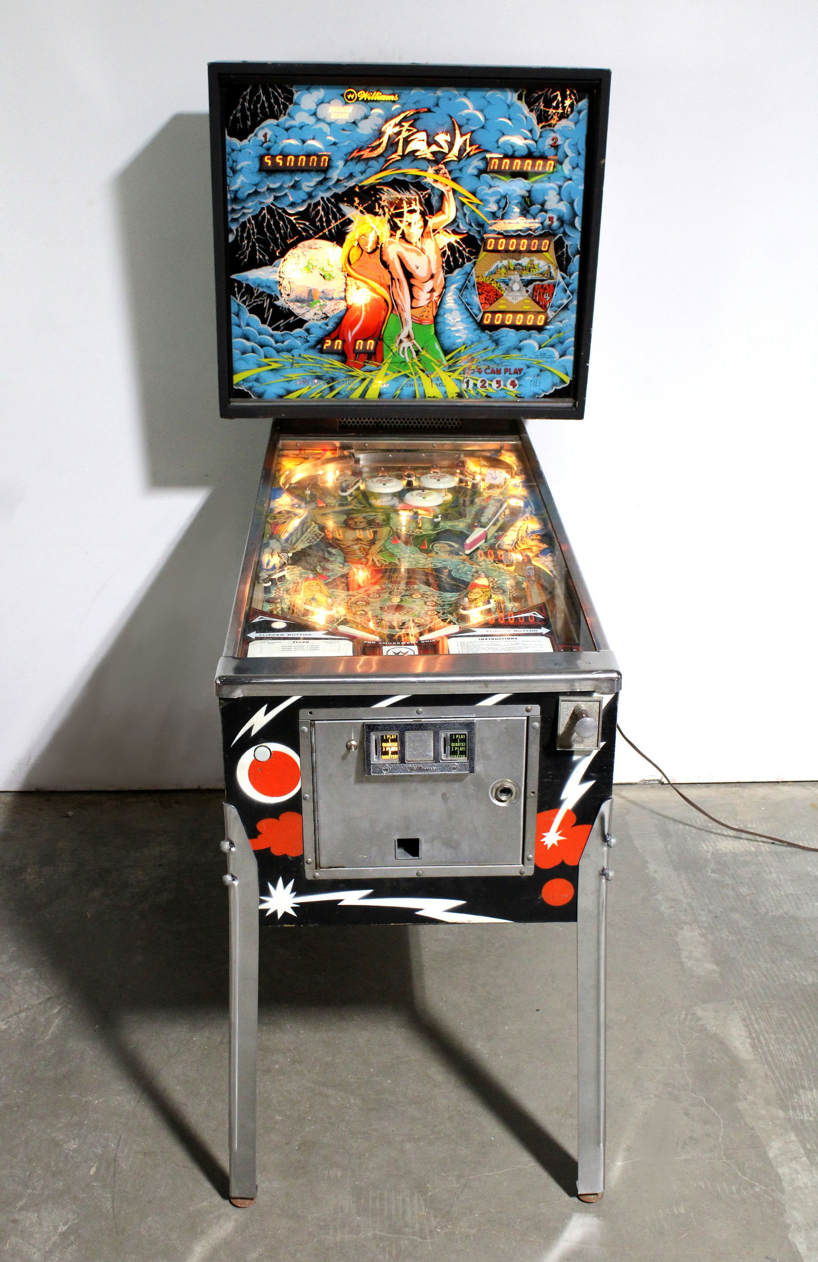 Williams Flash Pinball Machine Auction