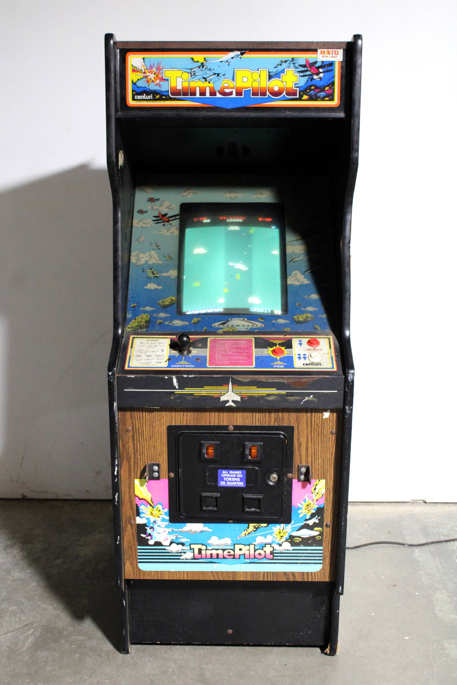 Centuri Time Pilot Arcade Game Auction