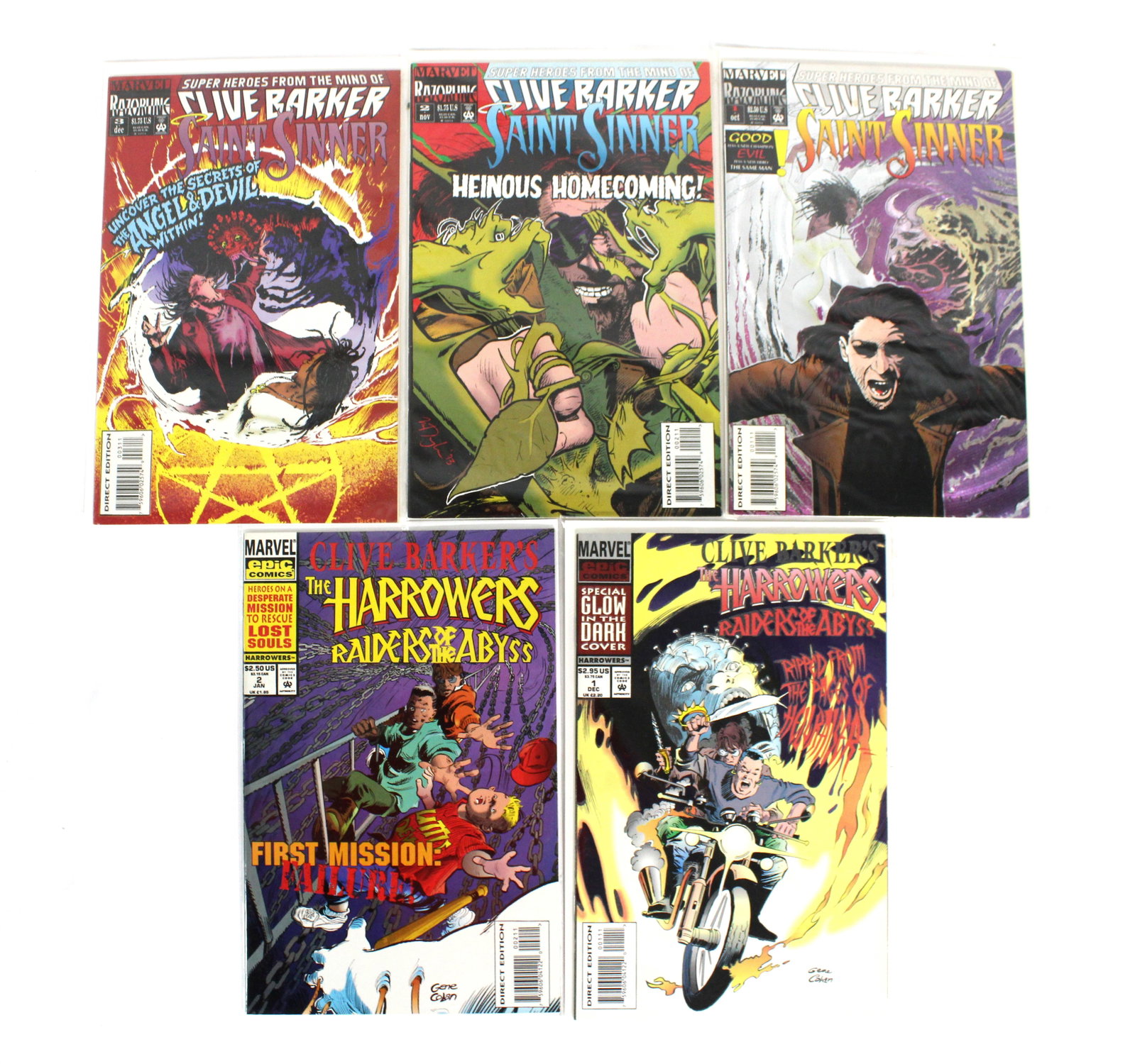 Marvel Comics Clive Barker's The Harrowers & Saint Sinners