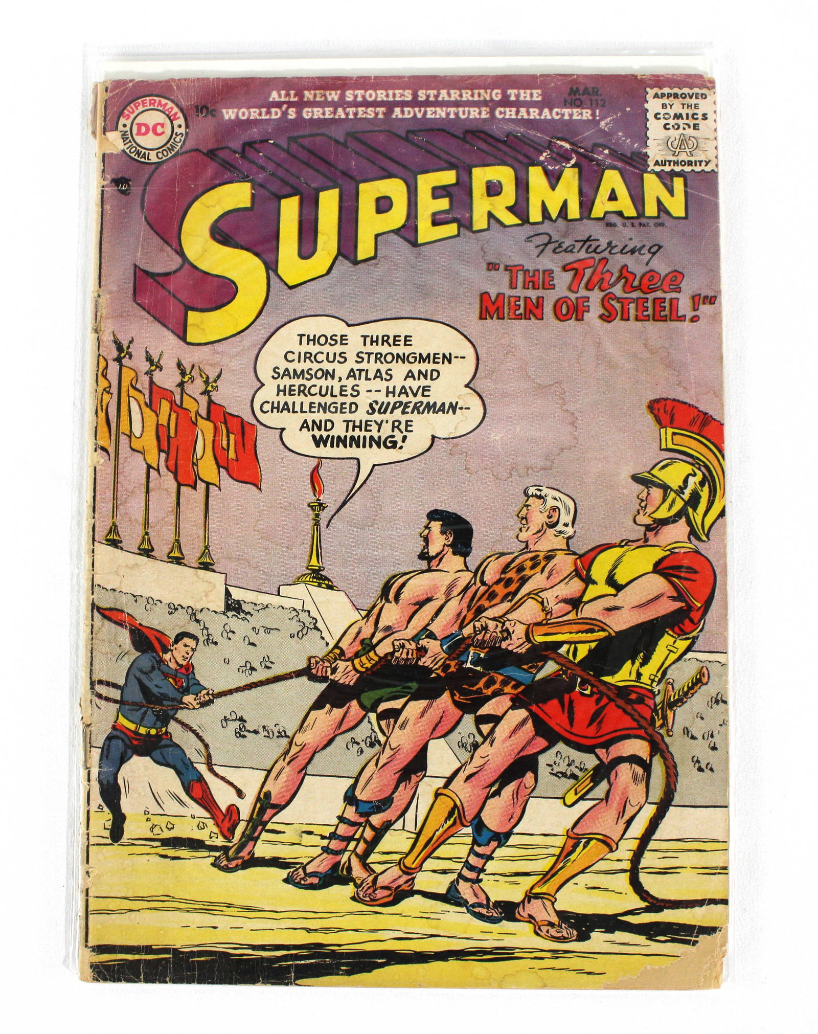 Superman Issue 112 (1957), Dc Comics Auction