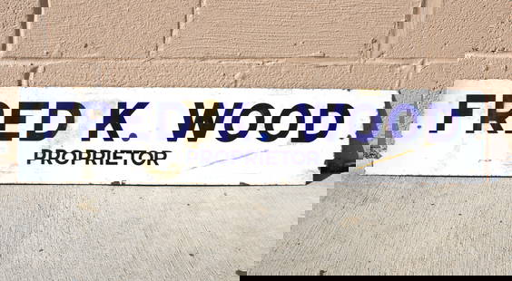 Walter A Wood Harvesting Sign Auction