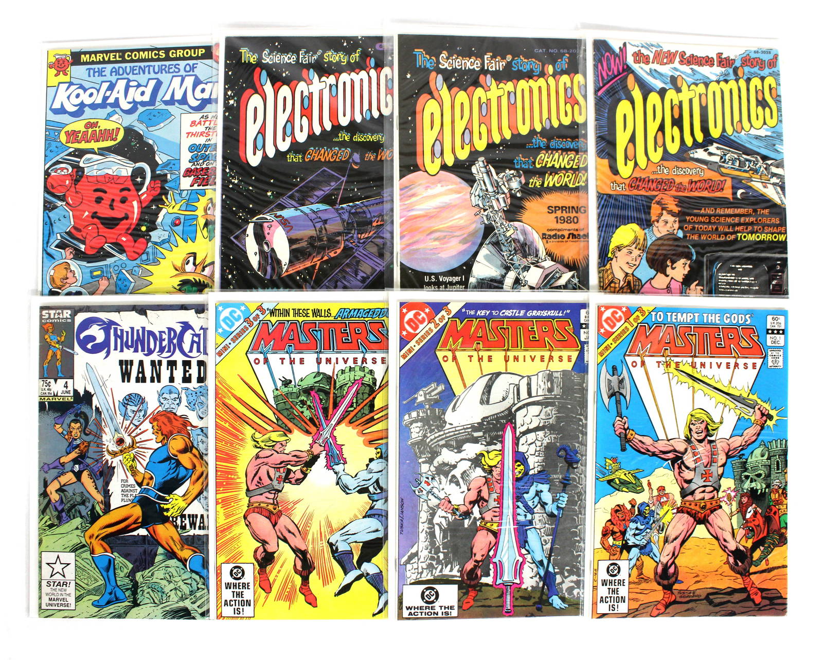 1980s Nostalgia Comic Books Incl. Master Of The Universe Miniseries ...