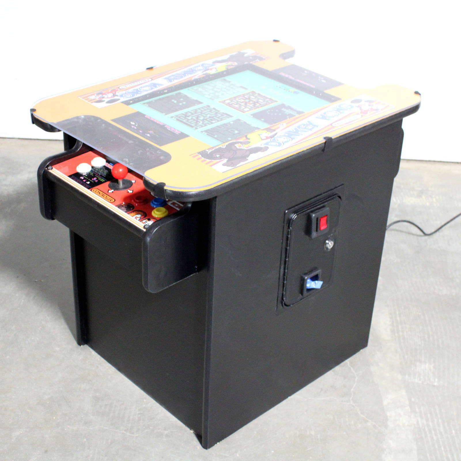 Nintendo Donkey Kong Themed Multicade Cocktail Arcade Game, New Build ...