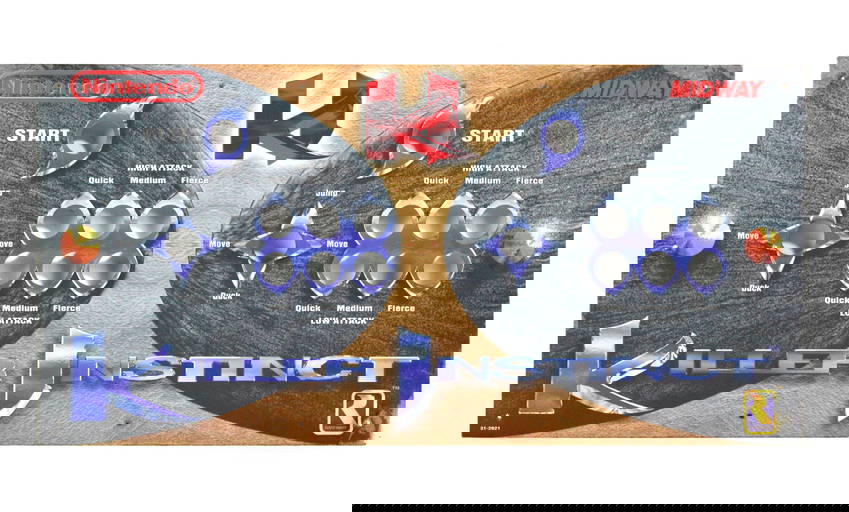 Killer Instinct Metal Control Panel