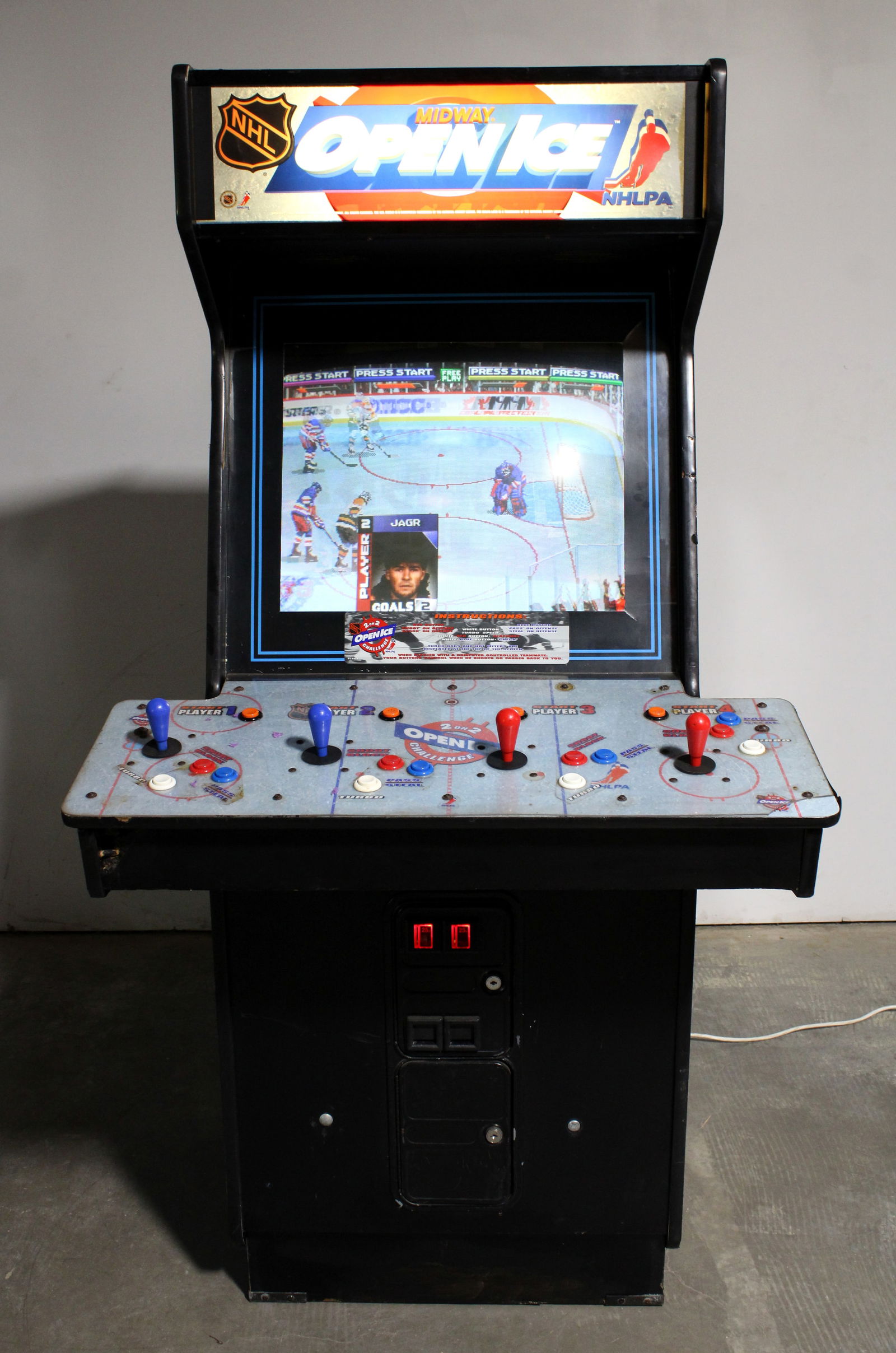 Midway Open Ice Hockey Arcade Game