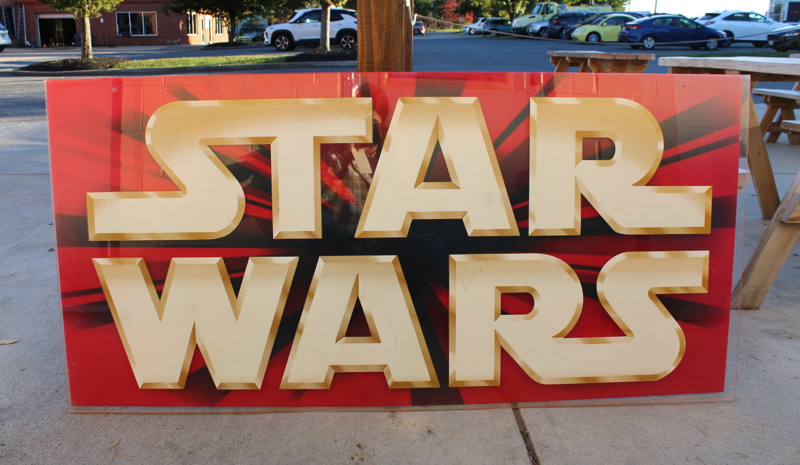 5ft Long Star Wars Marquee From Comic Store Auction