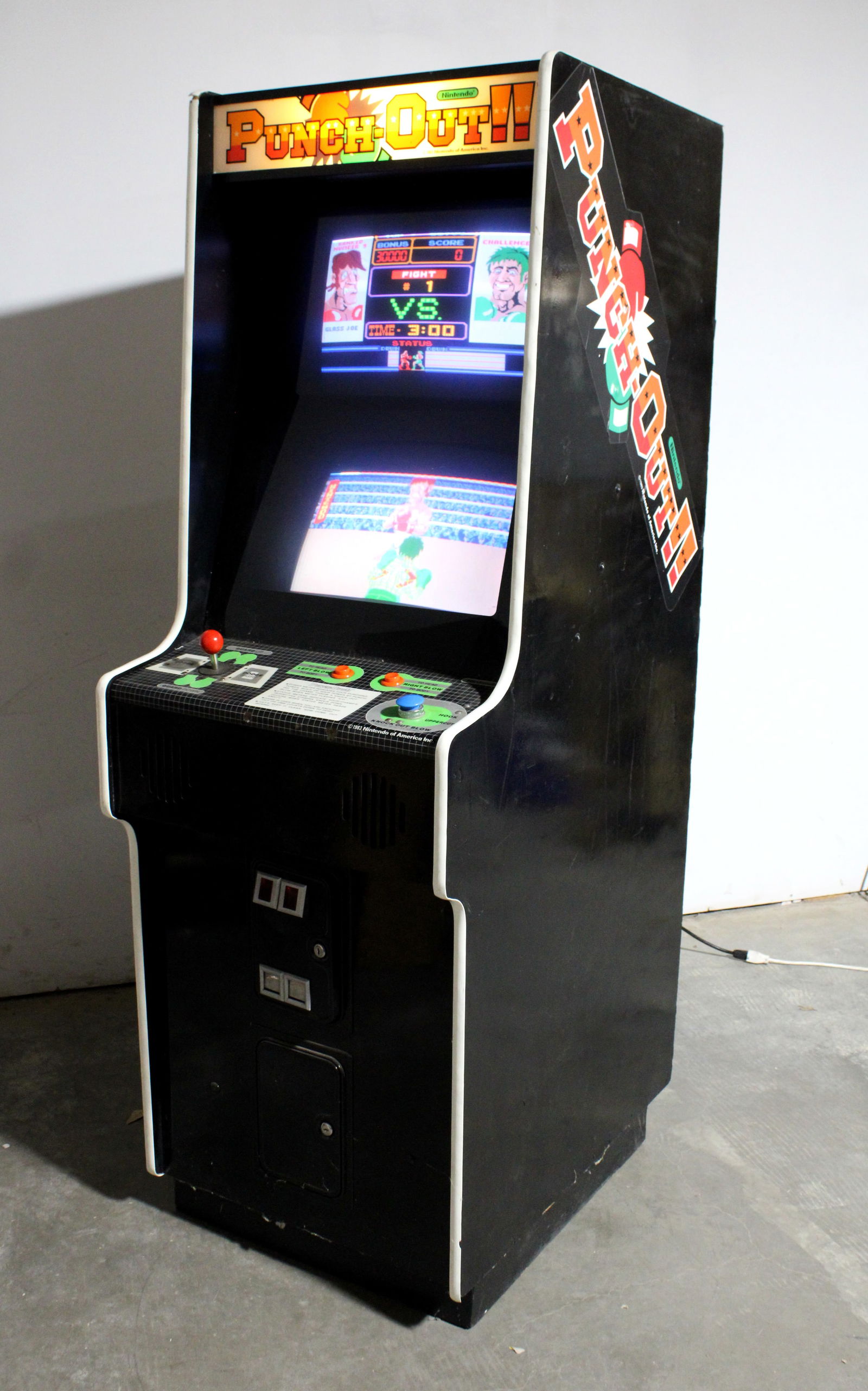 Nintendo Punch Out Arcade Game Auction