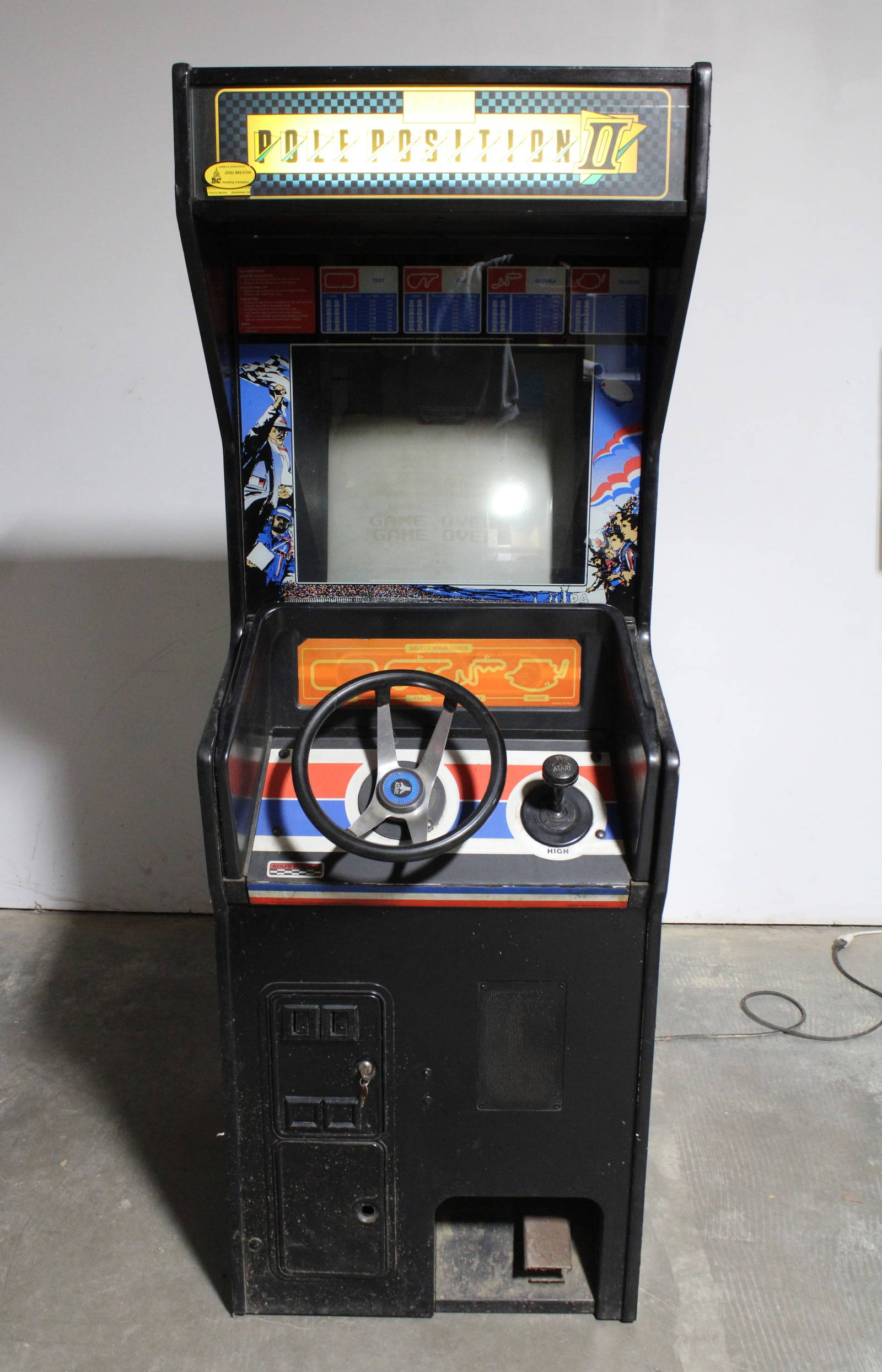 Atari Pole Position Ii Arcade Game Auction