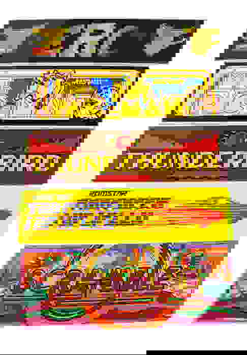 Arcade Game Headers Incl. Scramble And Mercs Auction