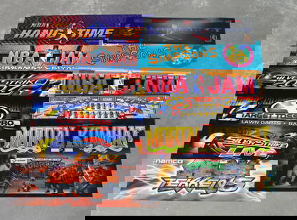 Translite Arcade Headers Incl. Teenage Mutant Ninja Turtles And Mortal ...