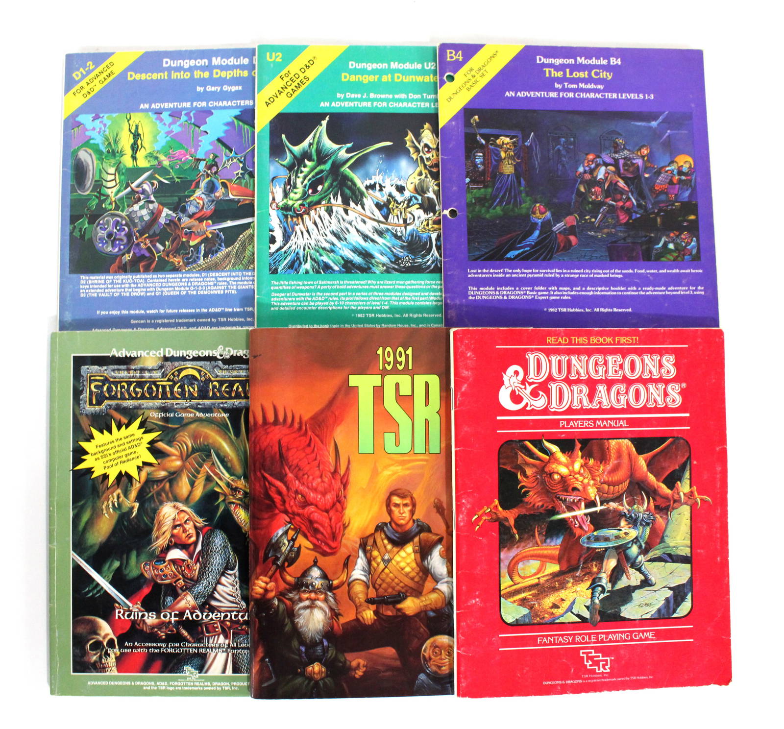 Dungeons And Dragons Player Manuals Auction