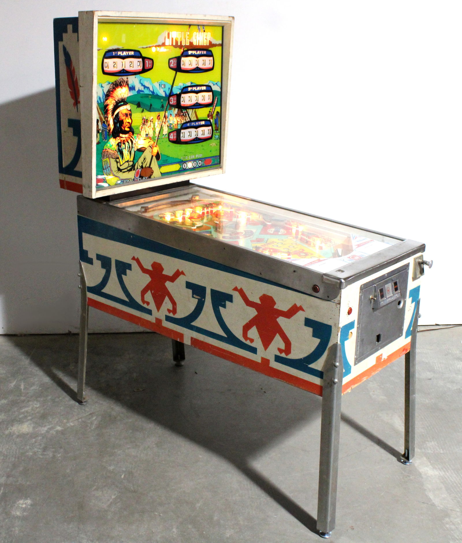Williams' Little Chief Pinball Machine Auction