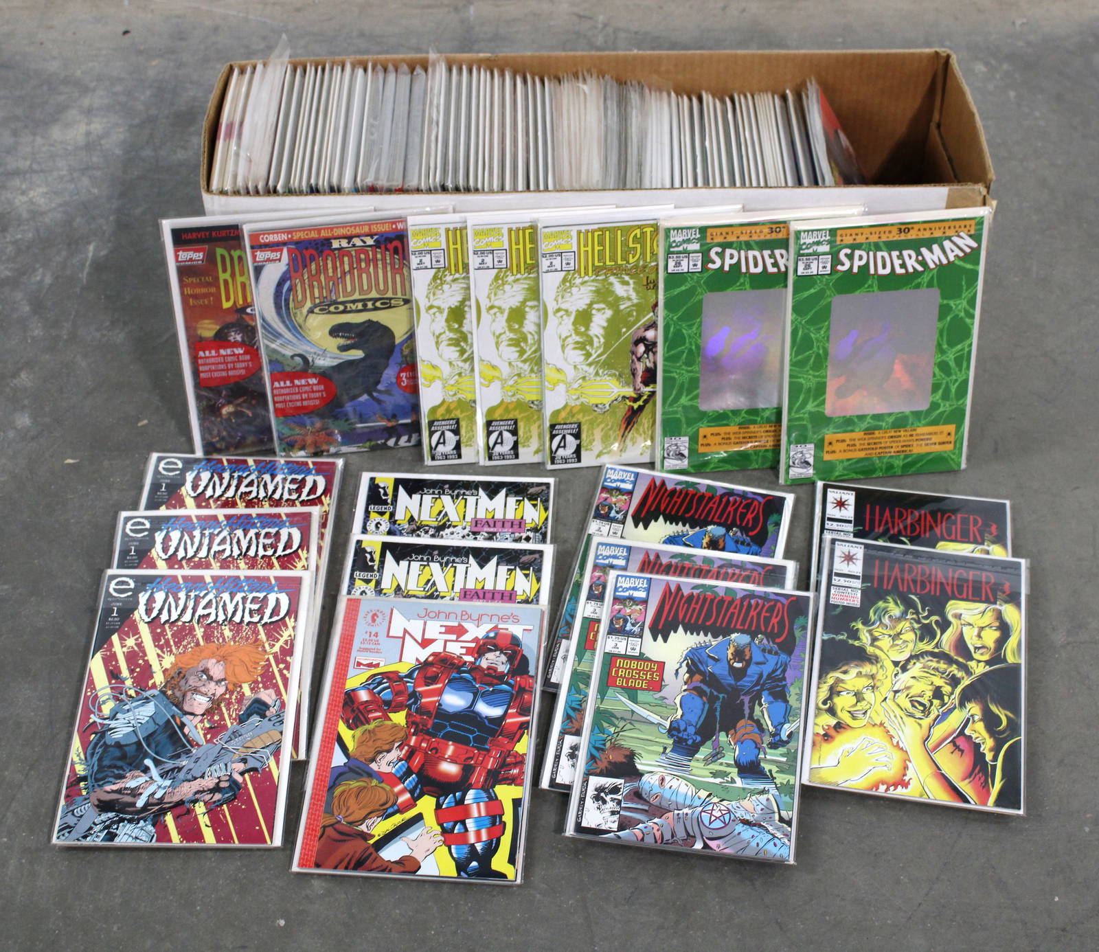 Assorted Comic Books Incl Spiderman, (reseller's Lot) Auction