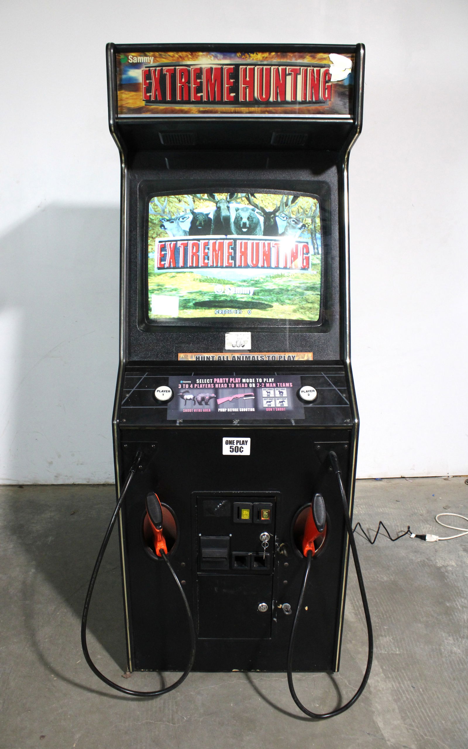 Sammy Extreme Hunting Arcade Game Auction