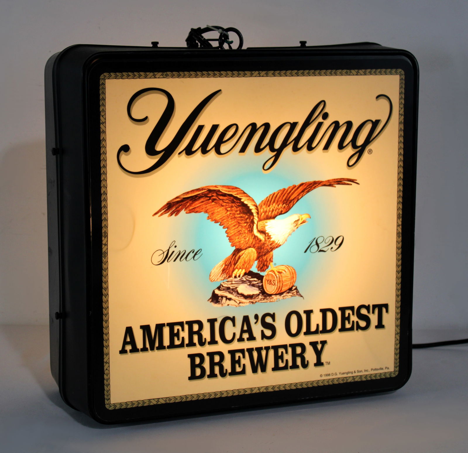 Yuengling Beer Double Sided Hang Light Up Beer Sign Auction