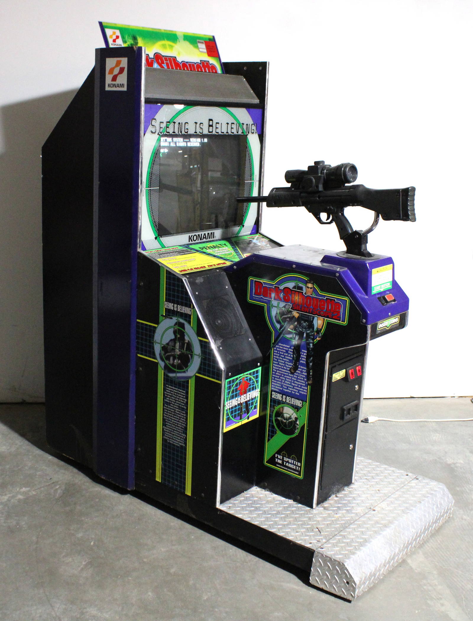 Konami Silent Scope 2, Dark Silhouette Arcade Game Auction
