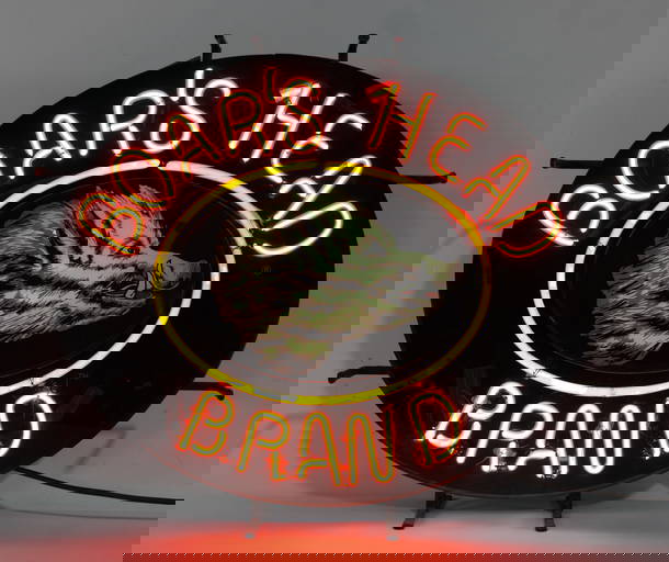 Boar's Head Neon Sign