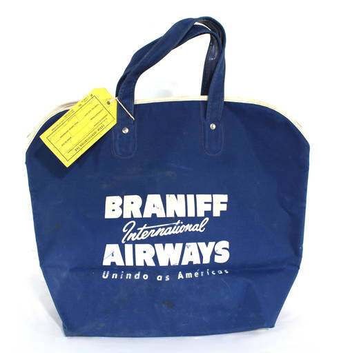 Vintage Braniff International Airways Bag