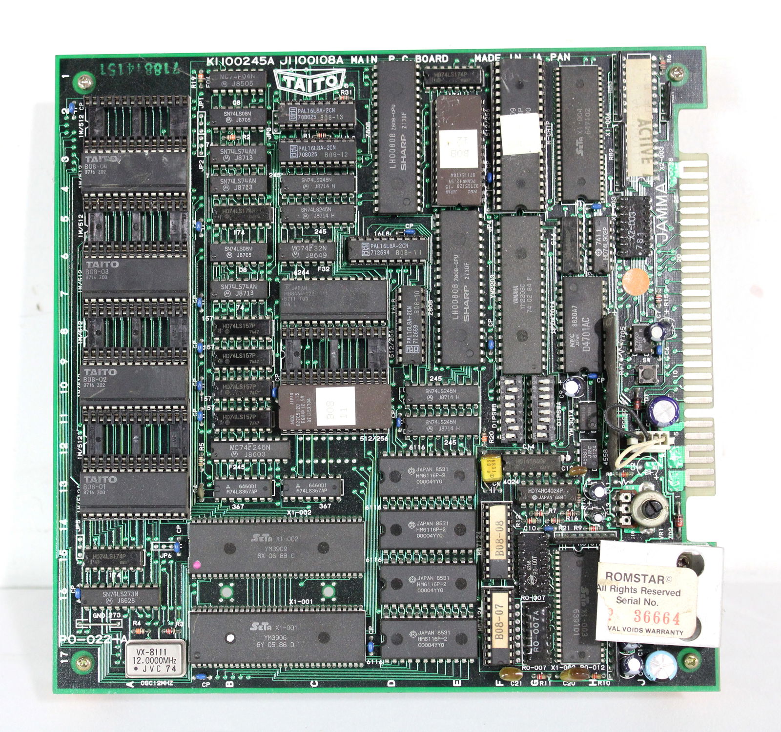 Arkanoid Arcade Game Board Auction