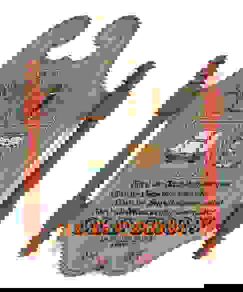 Old Crow Bourbon Wooden Advertising Sign Auction