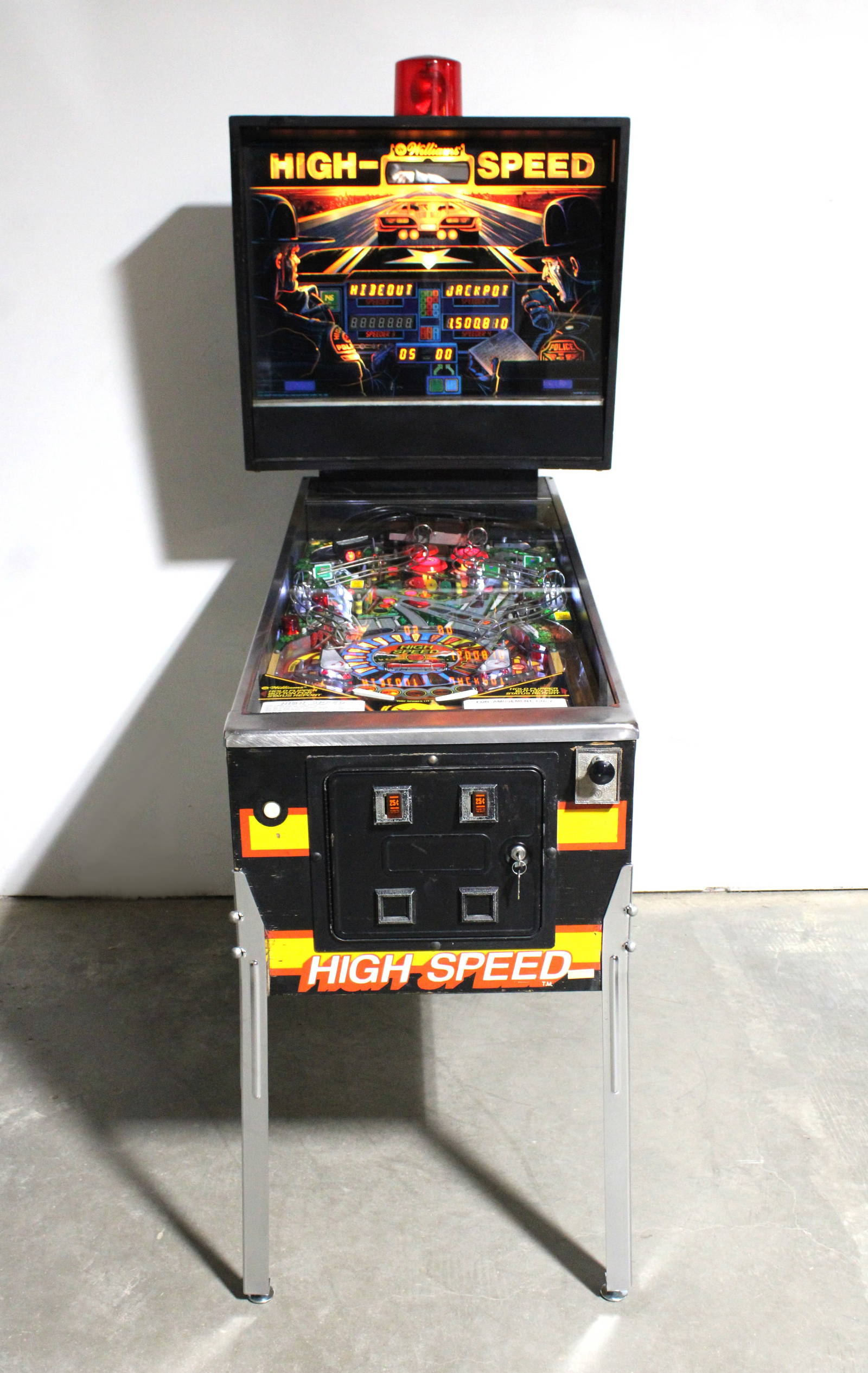 Williams High Speed Pinball Machine Auction
