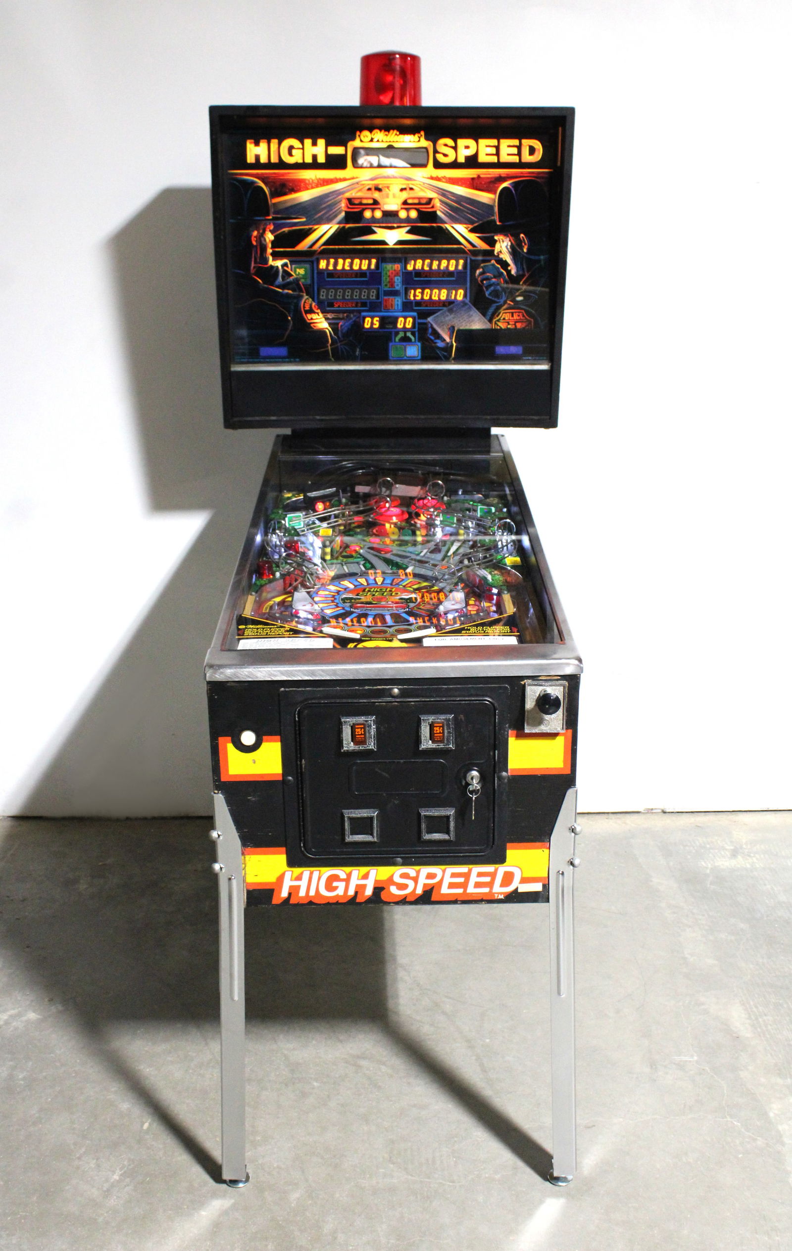 Williams High Speed Pinball Machine Auction