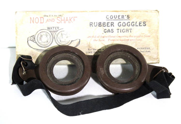 Cover's Rubber Goggles In Box