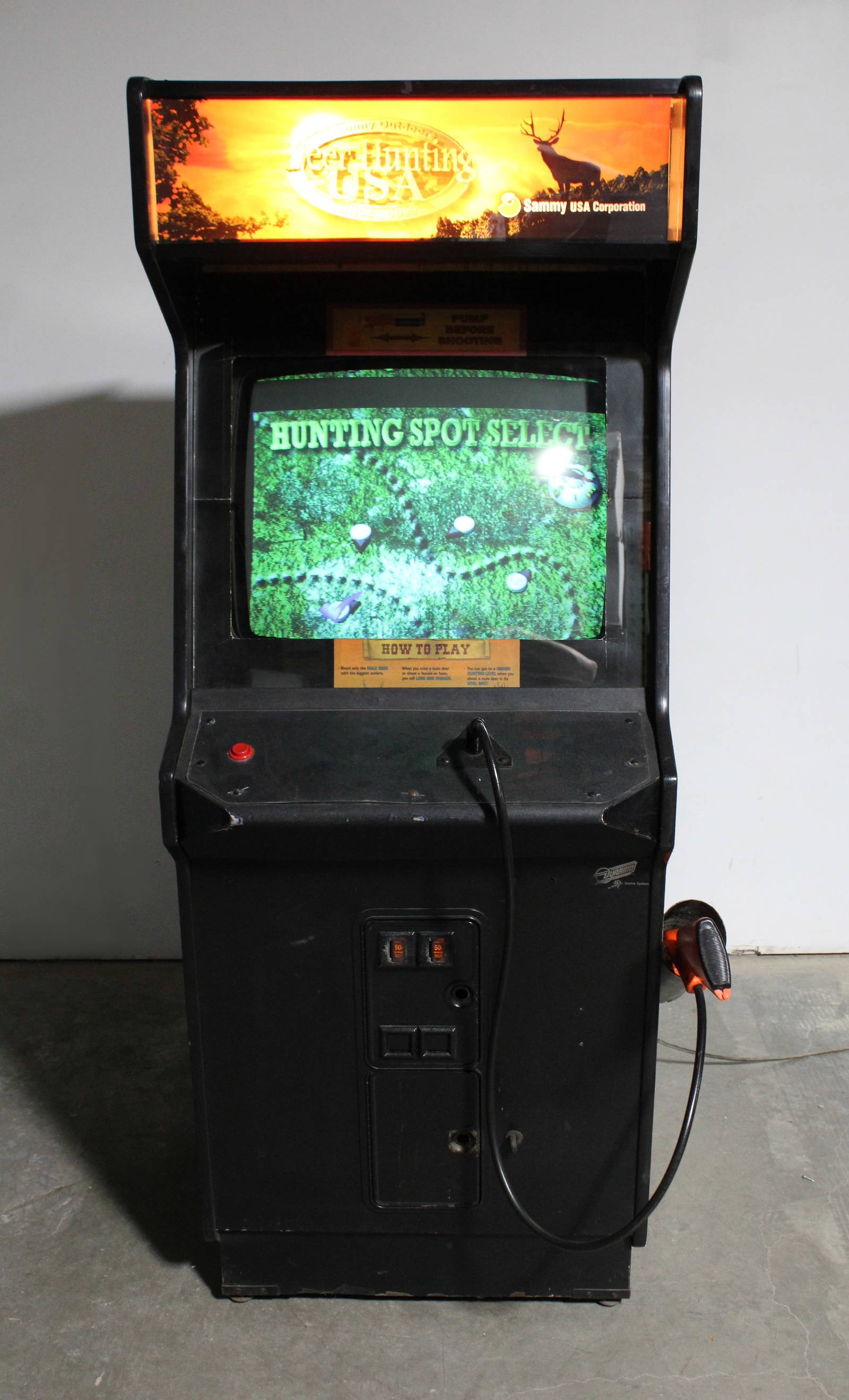 Sammy Outdoors Deer Hunting Arcade Game Auction
