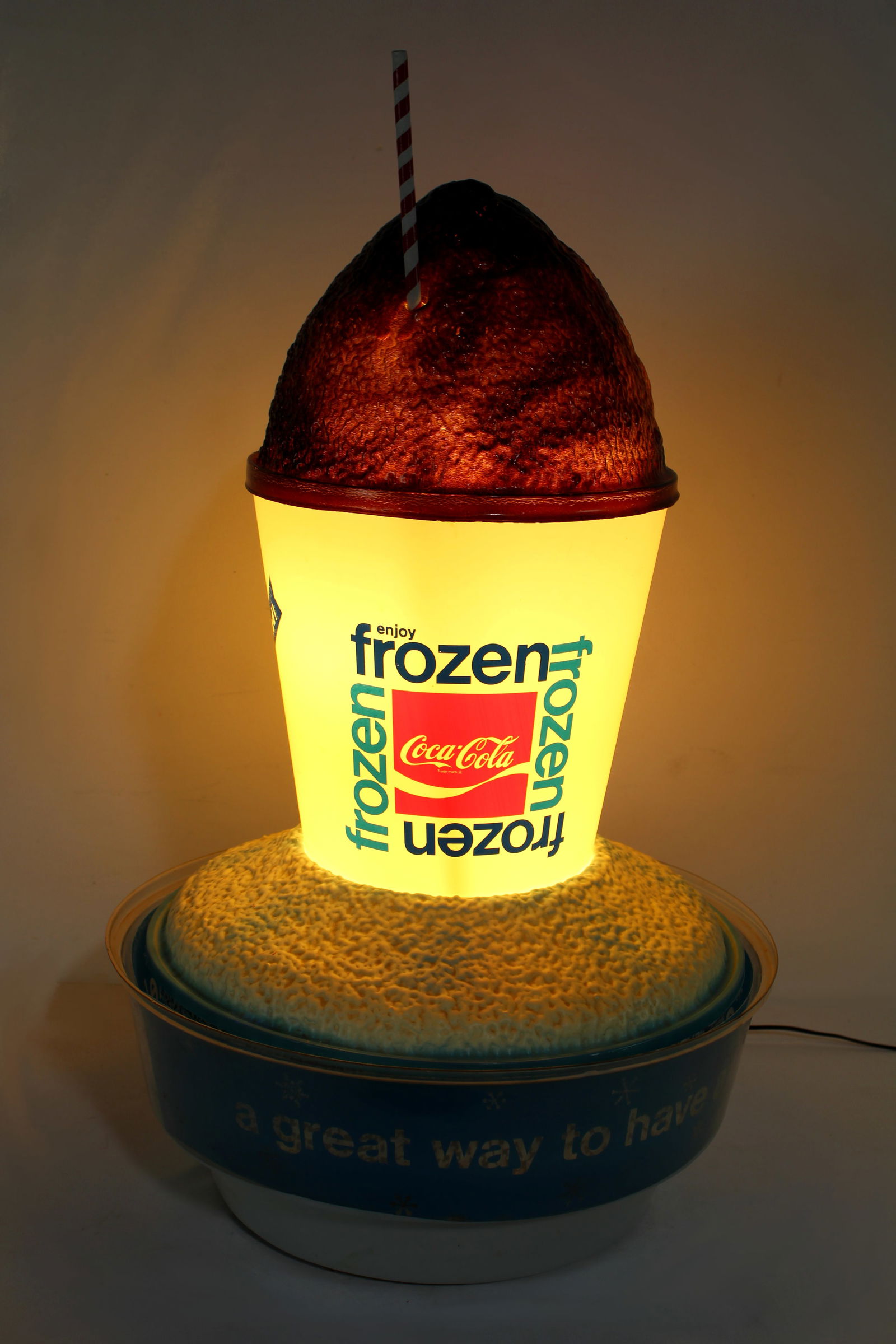 Coca Cola Rotating Store Display Auction